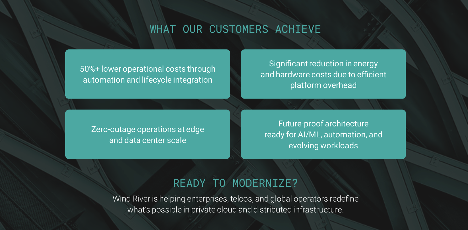 Why Choose Wind River Cloud Platform? | Wind River